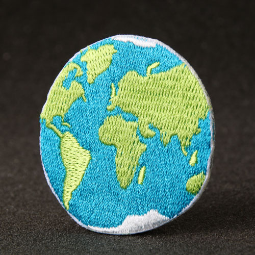 The Earth Custom Embroidered Patches | Custom Patches - 2019
