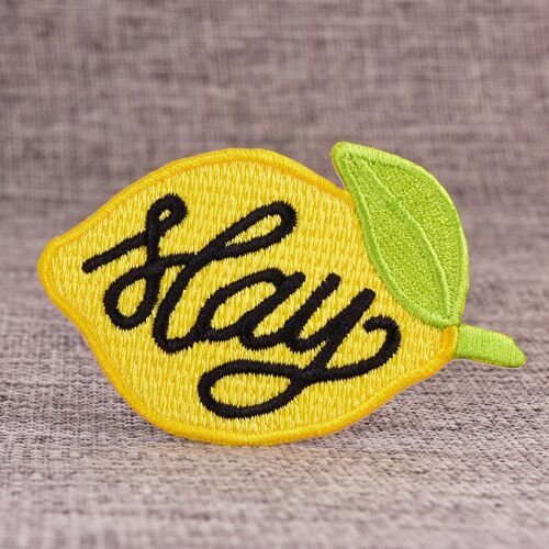 Lemon Custom Embroidered Patches No Minimum Lemon Custom Embroidered Patches No Minimum